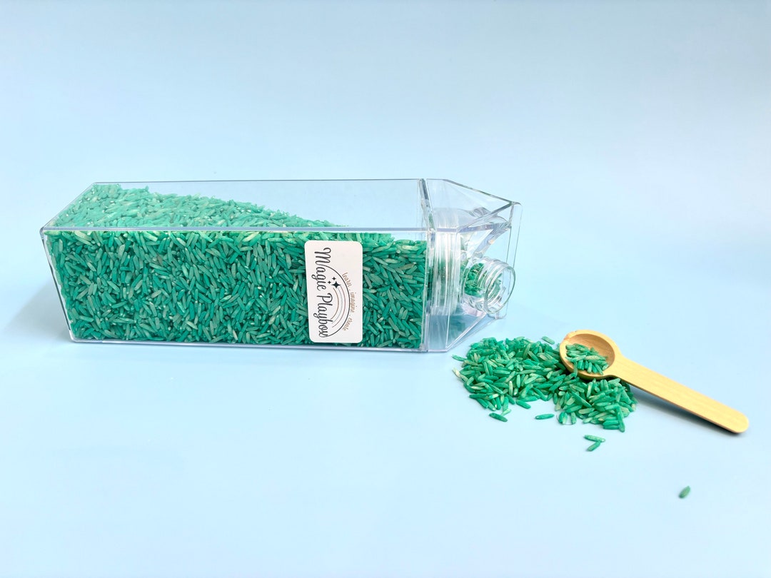 Colored Rice Sensory Filler, Sensory Bin, Sensory Play, Pretend Play ...