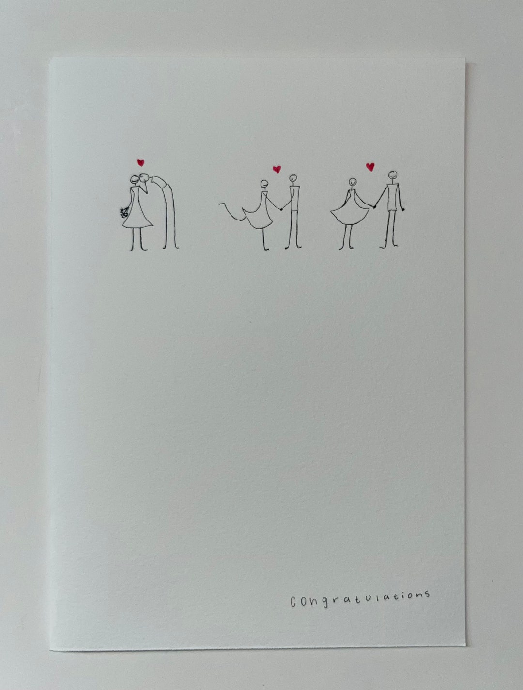 Congratulation Wedding Card - Etsy