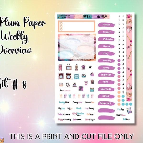 Plum Paper Planner - Etsy