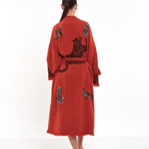 Leopard Print Robe | Animal Print Clothing | Beach Coverup | Unique ...