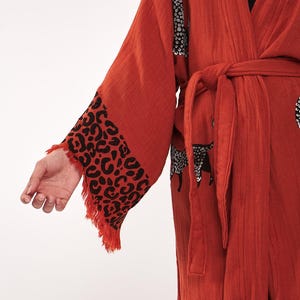 Leopard Print Robe | Animal Print Clothing | Beach Coverup | Unique ...