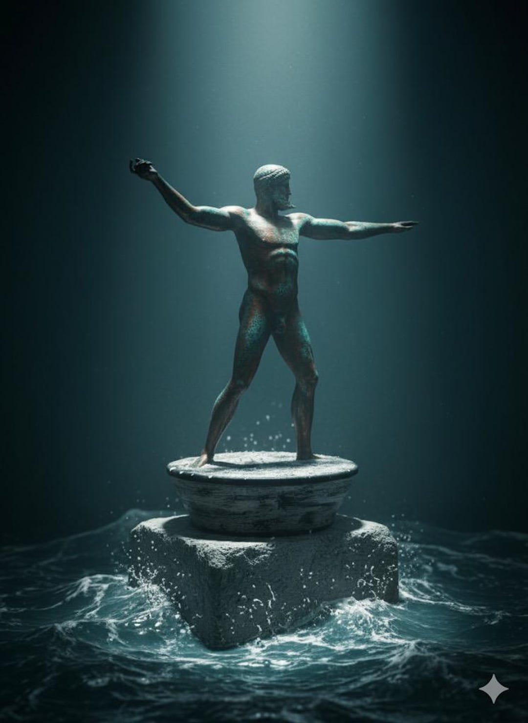 Artemision Zeus or Poseidon Statue – Handcrafted SLA Resin Replica With ...