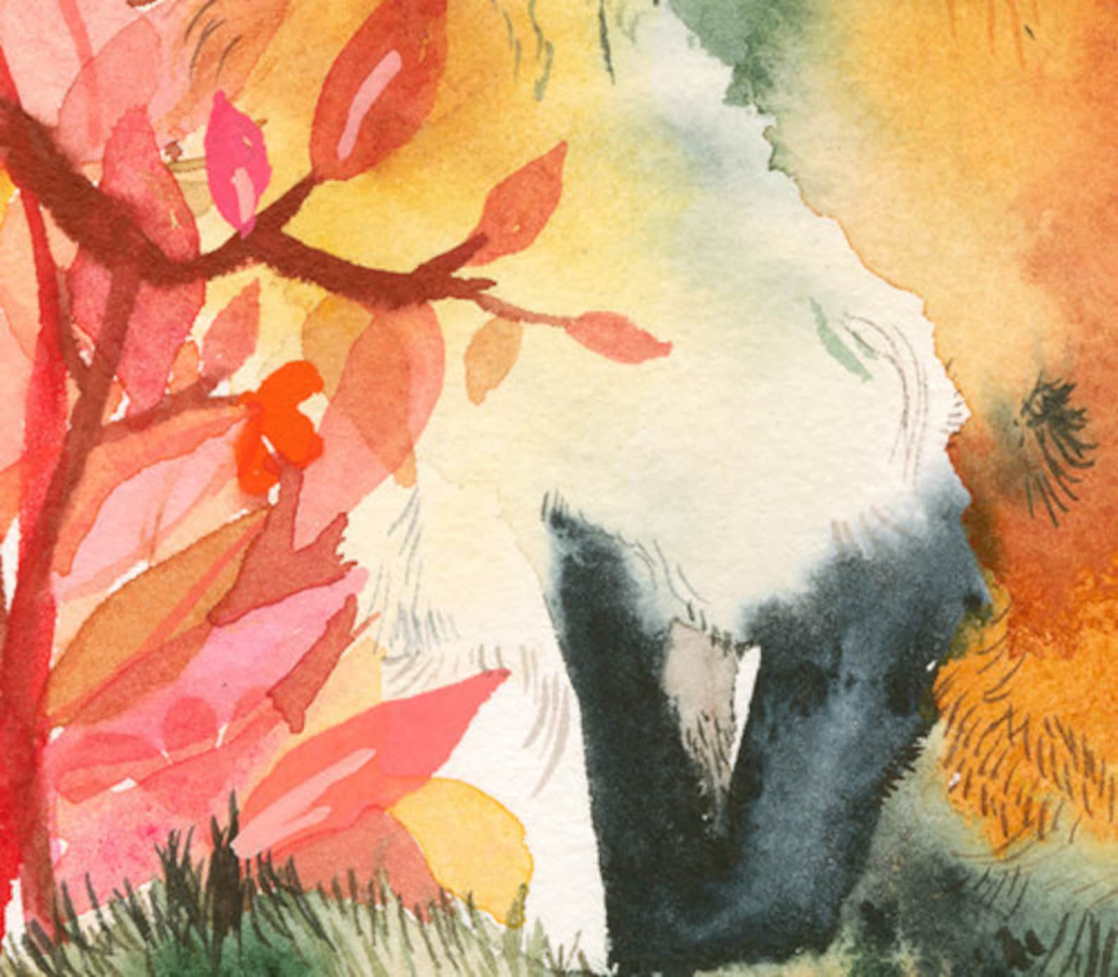 September Fox Limited Edition Archival Fox Art Print of - Etsy