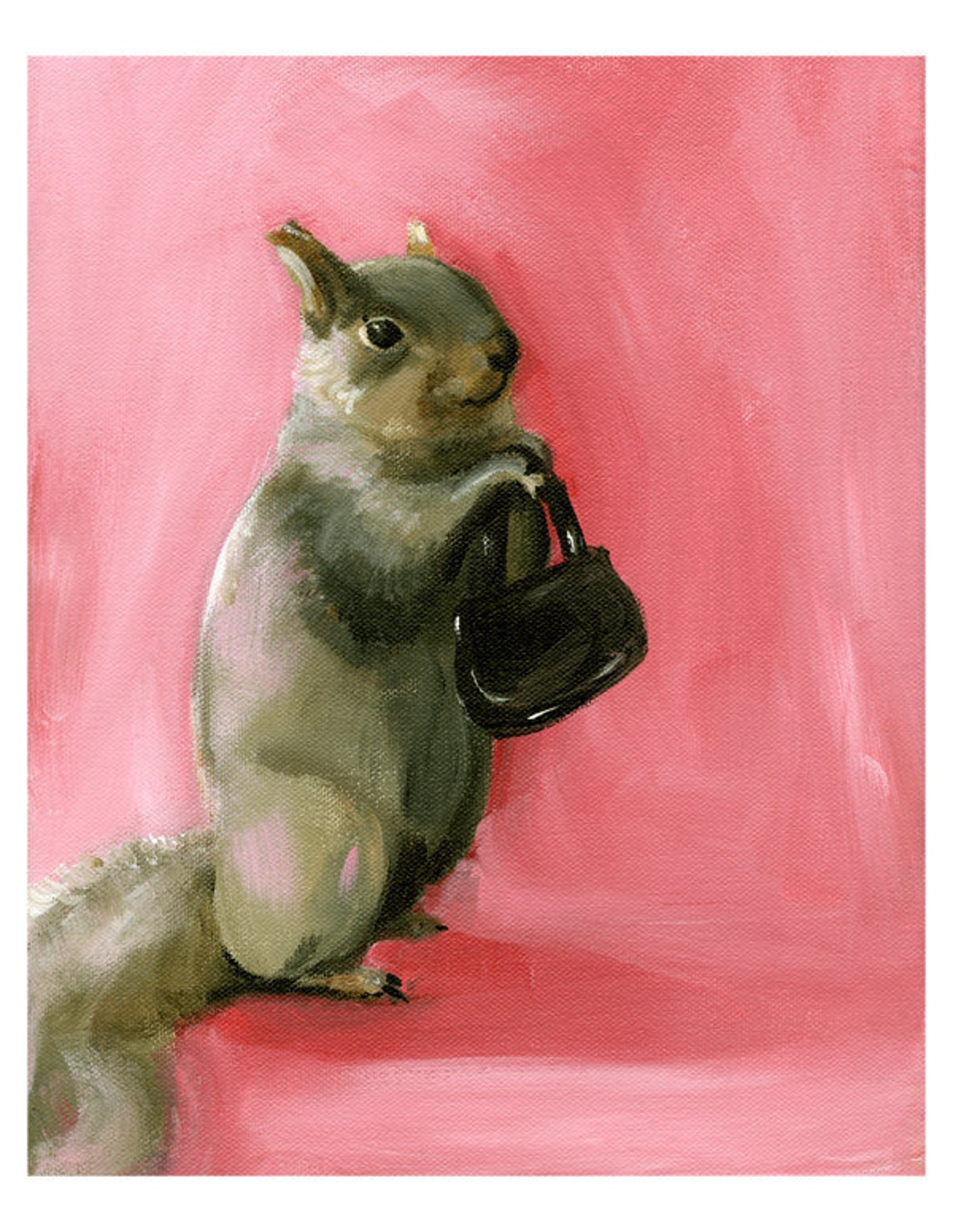 Squirrel Print Squirrel Art Squirrel Painting | Etsy