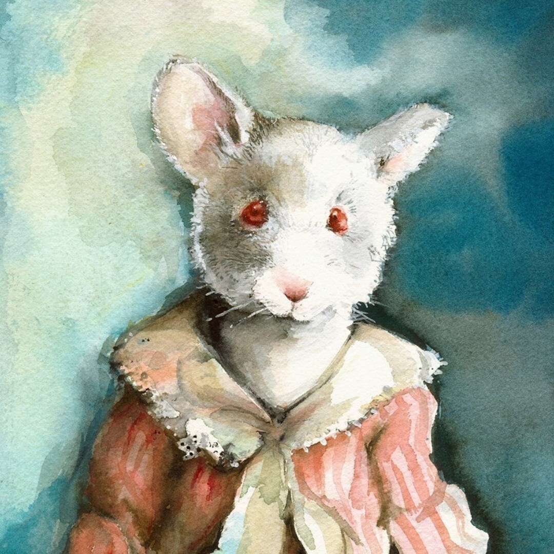 Miss Elsie-mouse Archival Print Nursery Room Decor - Etsy