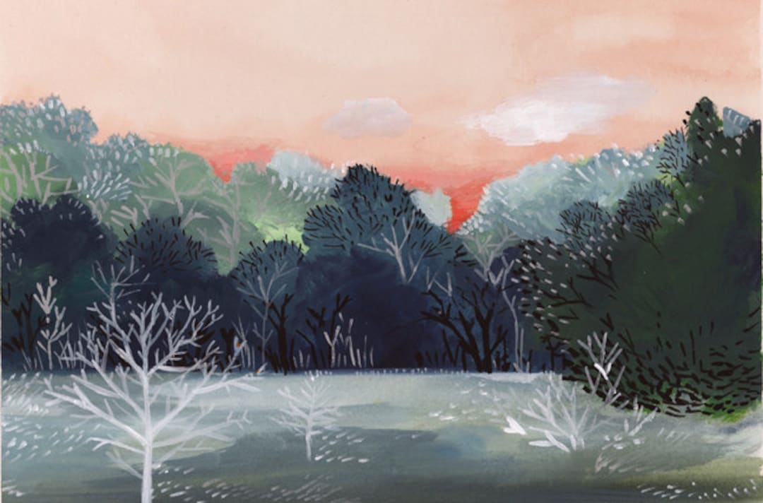 Landscape Painting, Abstract Landscape, Landscape Print, Landscape Art ...