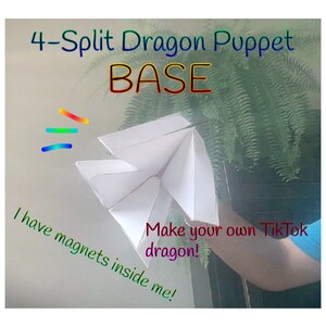 4-split Dragon Puppet Base - Etsy
