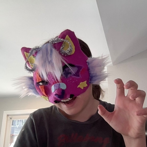 Alien Therian Cat Mask - Etsy
