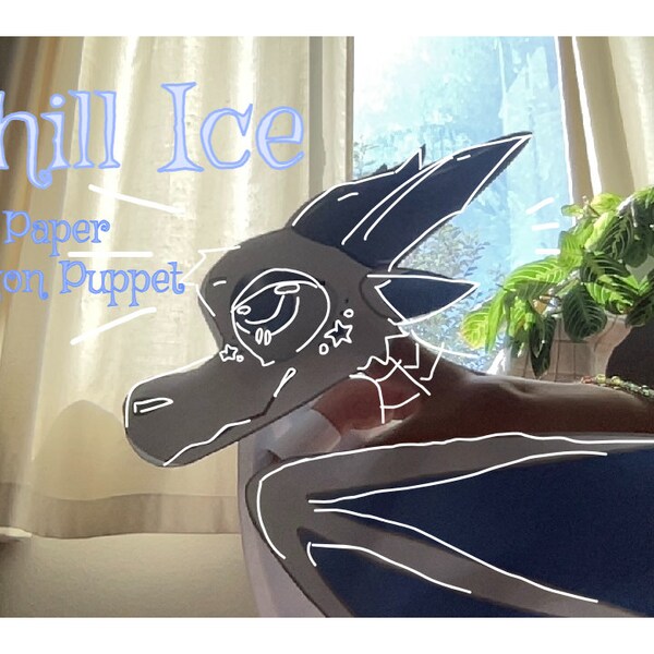 Paper Dragon Puppet - Etsy