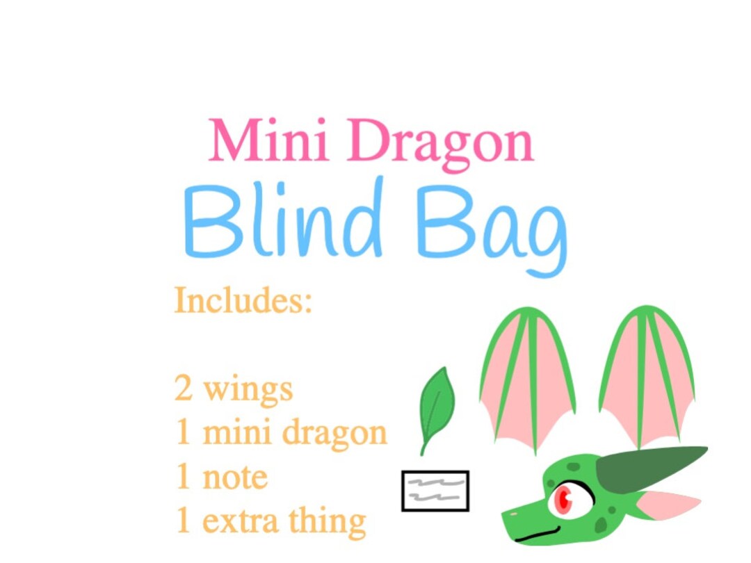 Mini Dragon Puppet Blind Bag - Etsy