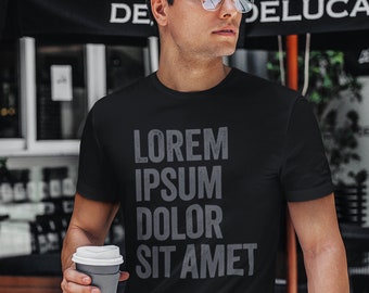 Lorem Ipsum Shirt - Etsy