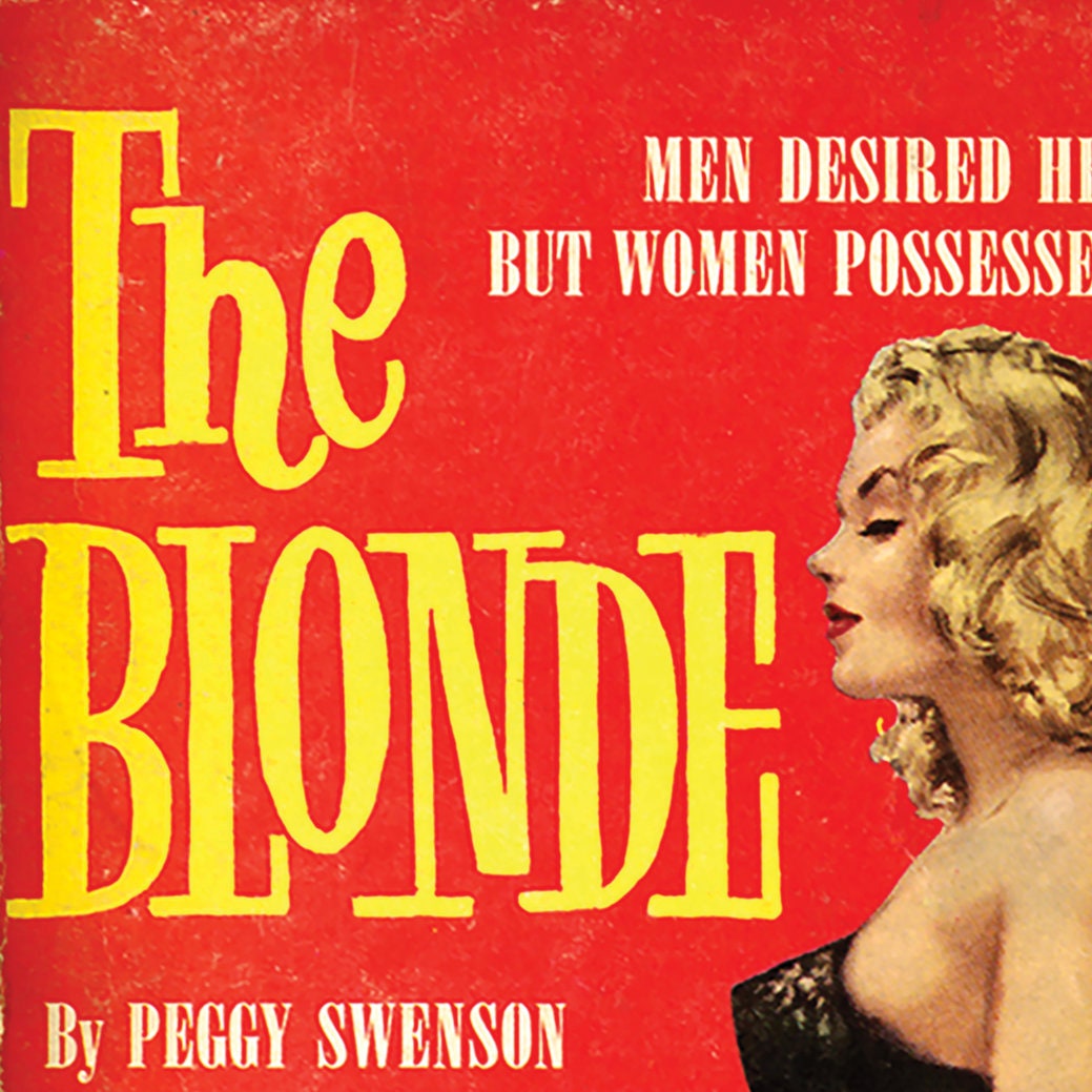 The Blonde Sticker Vintage Lesbian Pulp Fiction Cover Art Etsy