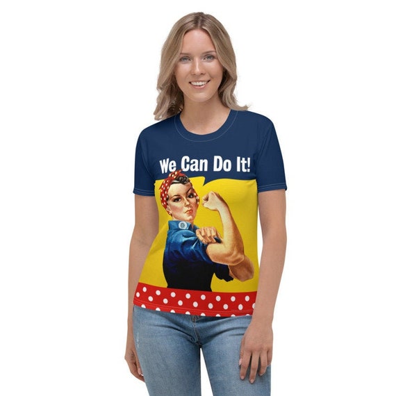 Rosie the Riveter Vintage Poster Art Allover T-shirt | Etsy