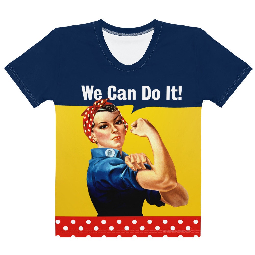 Rosie the Riveter Vintage Poster Art Allover T-shirt Classic Retro Art ...