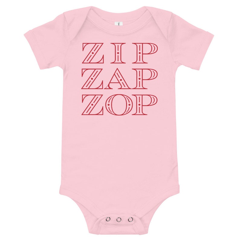 Zip Zap Zop Improv Kids Baby Bodysuit Theater Game Unisex Non-gendered ...