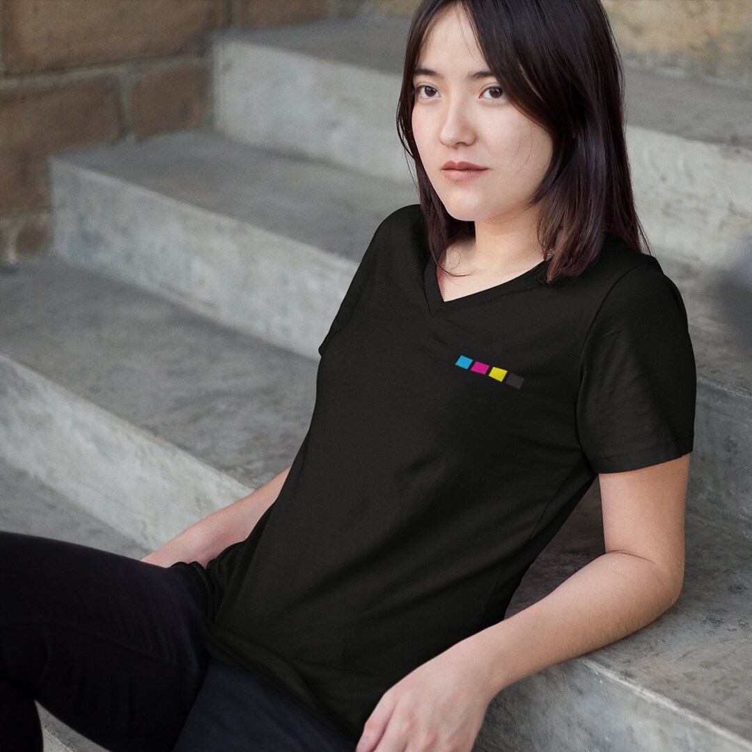 Minimalist CMYK Graphic Designer T-shirt Unisex Artist Printmaker ...