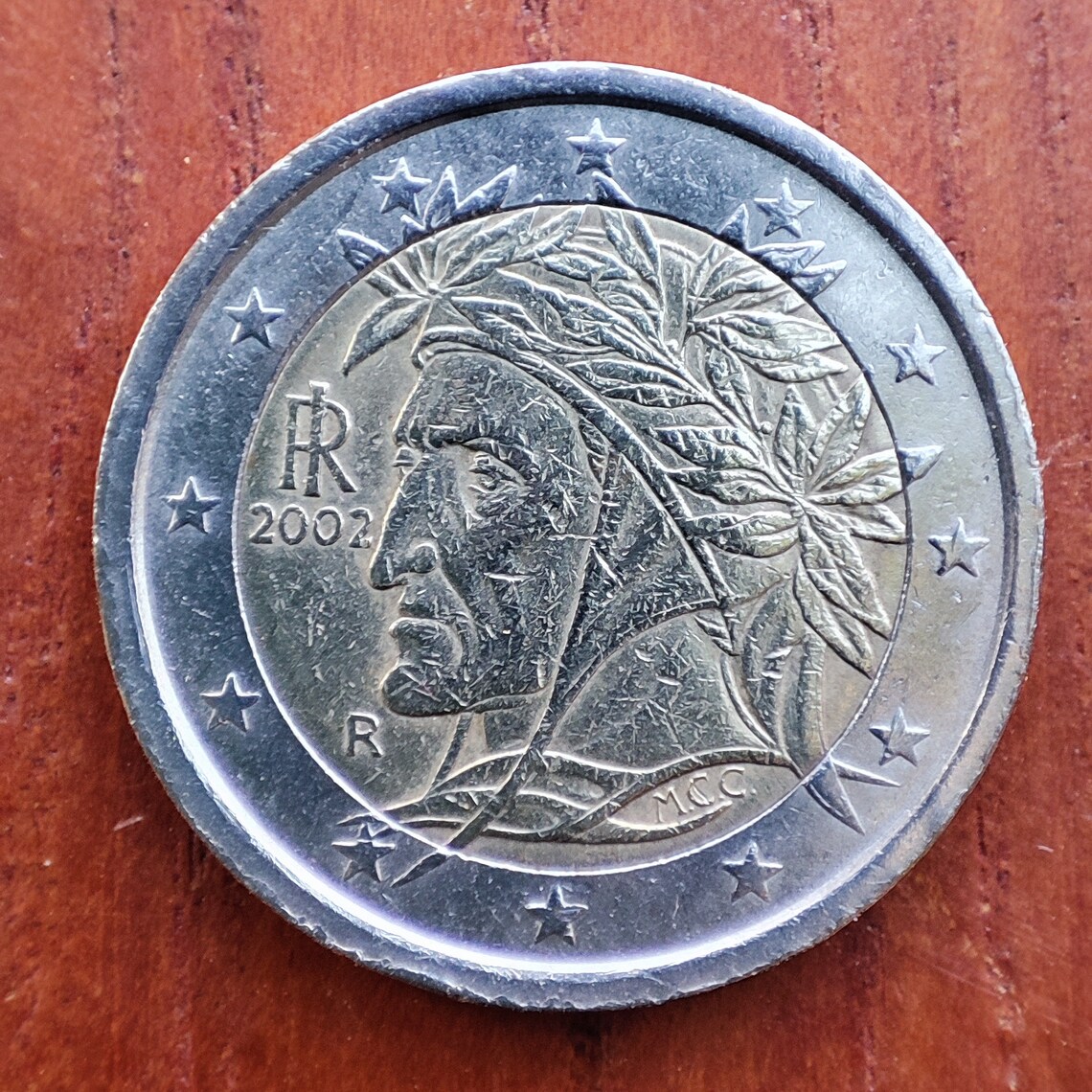 Rare 2 Euro Coin 2002 IR Italy - Etsy