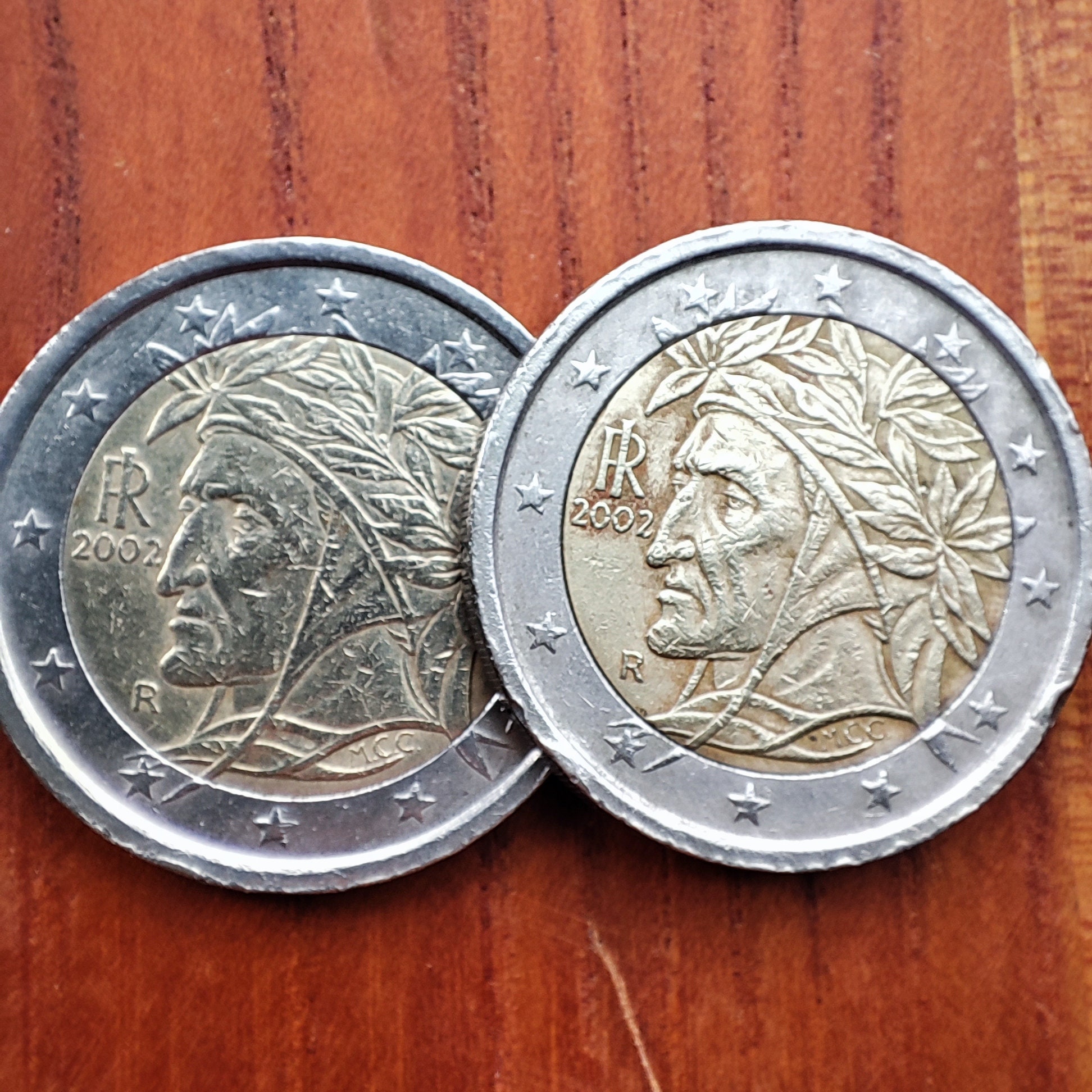 Rare 2 Euro Coin 2002 IR Italy - Etsy