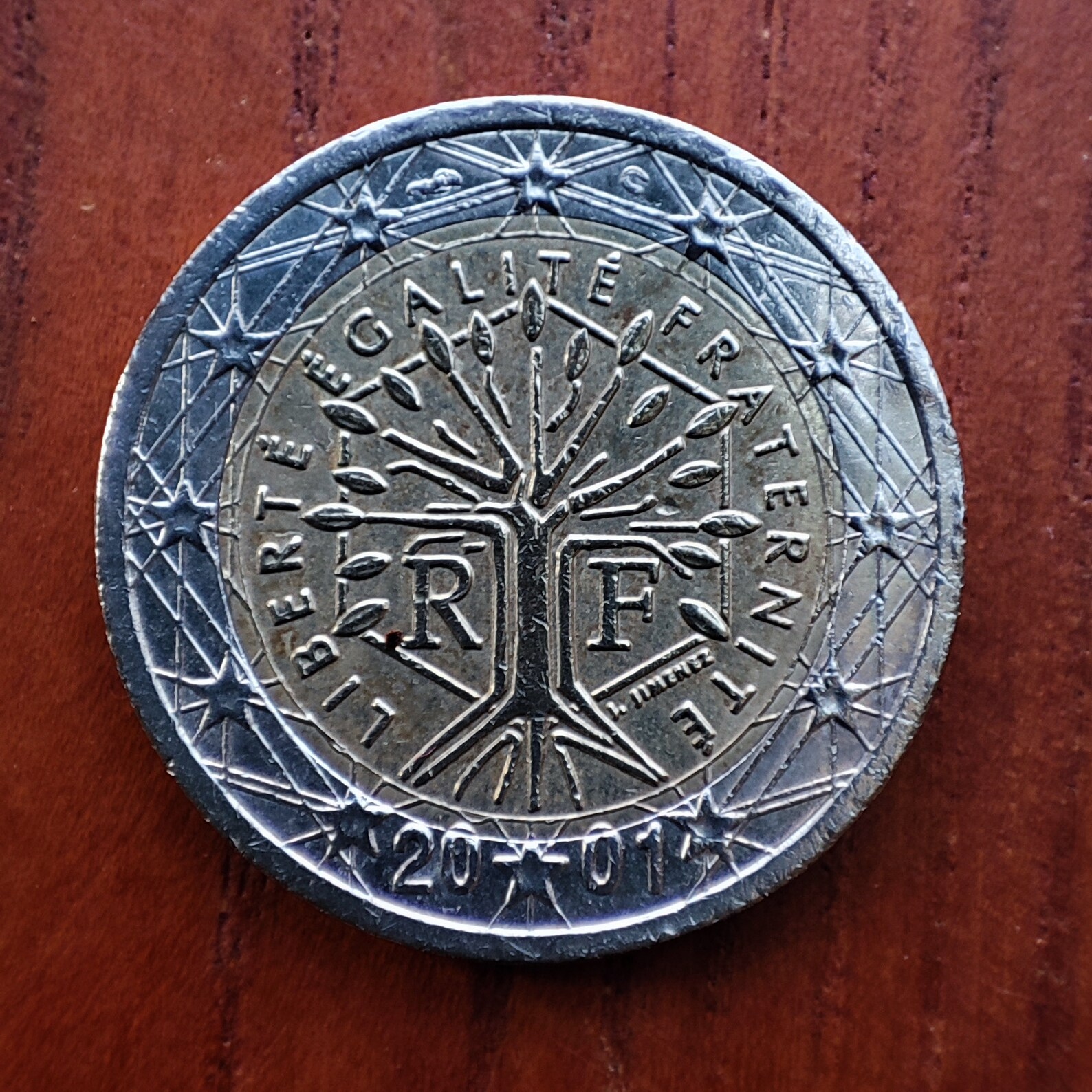 2 Euro 2001 RF Rare Misprint - Etsy