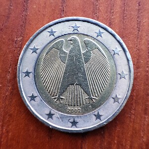Very Rare 2 Euro Coin 2002 Germany - Etsy