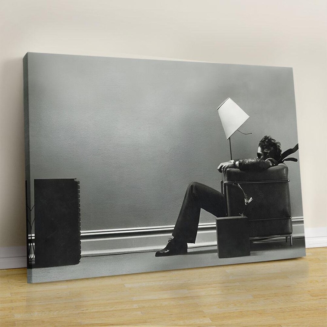 Black and White Maxell Canvas Decor, Steve Steigman Art Blown,away Guy ...