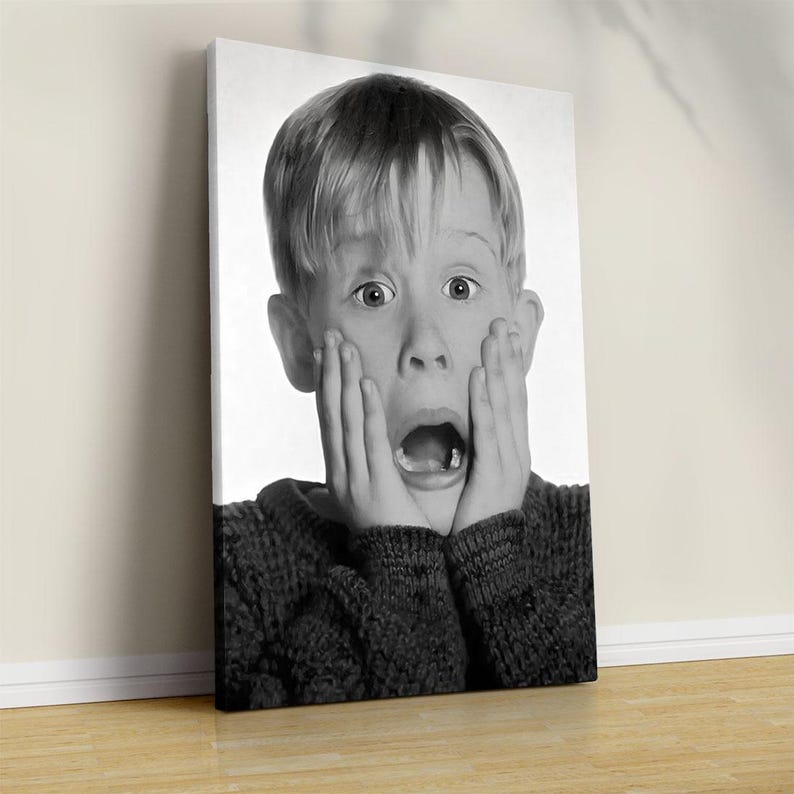 Home Alone Movie Poster Funny Bathroom Wall Art Comedy Kevin ...