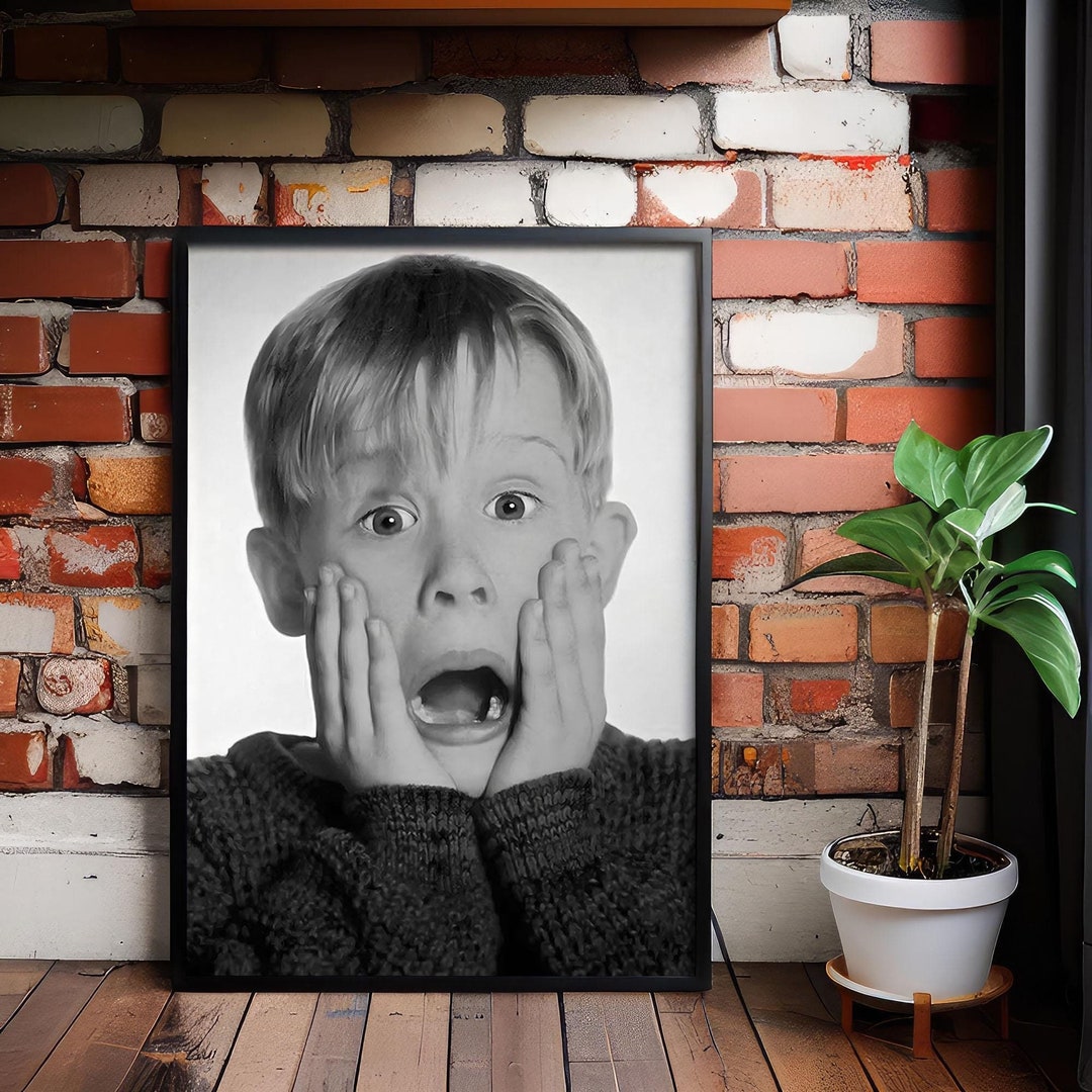 Home Alone Movie Poster Funny Bathroom Wall Art Comedy Kevin ...