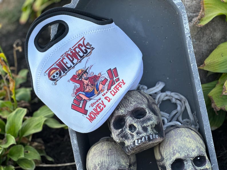 Luffy One Piece Sublimation Lunch Box – Anime Insulated Lunch Bag for ...