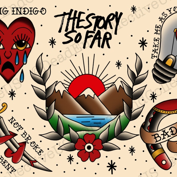 Traditional Tattoo Flash - Etsy