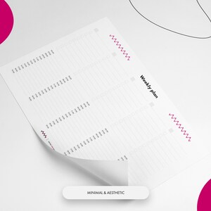 Weekly Planner A4 Printable, Hourly Schedule and Task List, 5-day ...