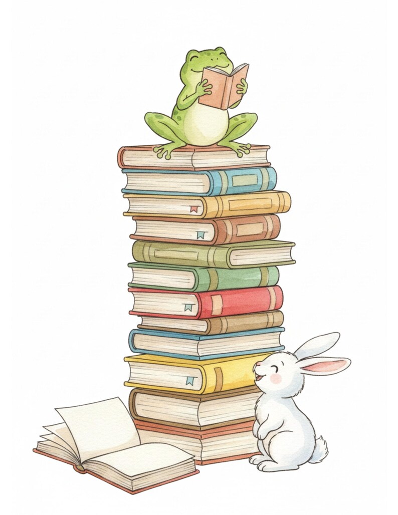 Reading Friends Class Printable DIY Activity or Gift, Digital Download ...