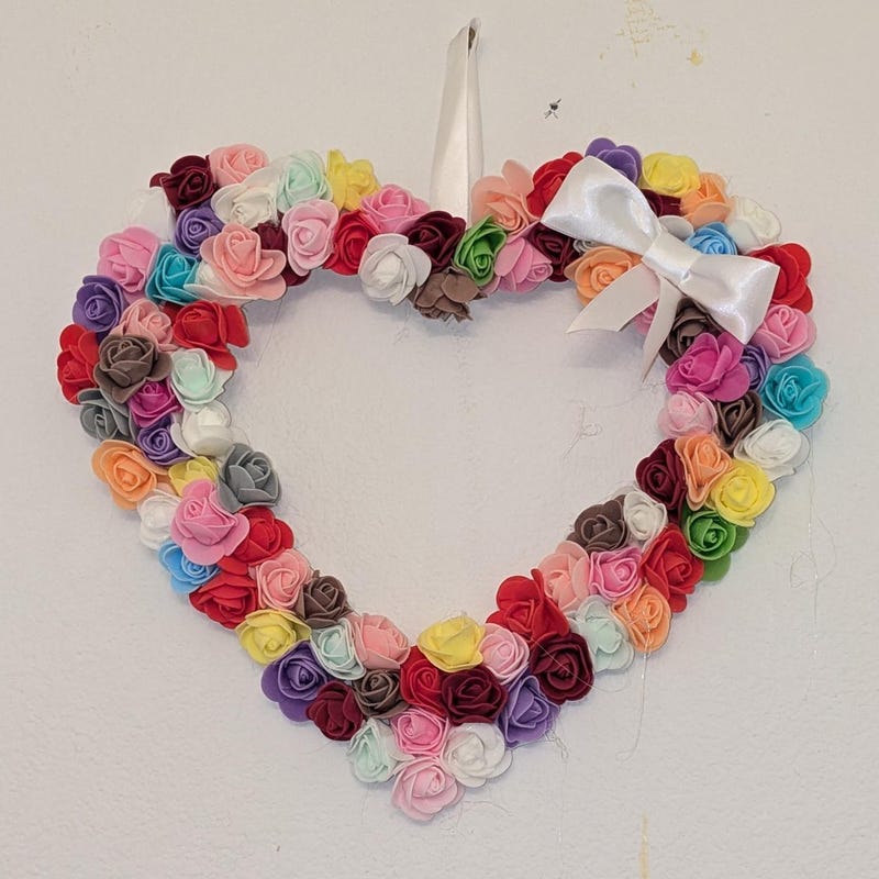 Rainbow Wreath - Etsy