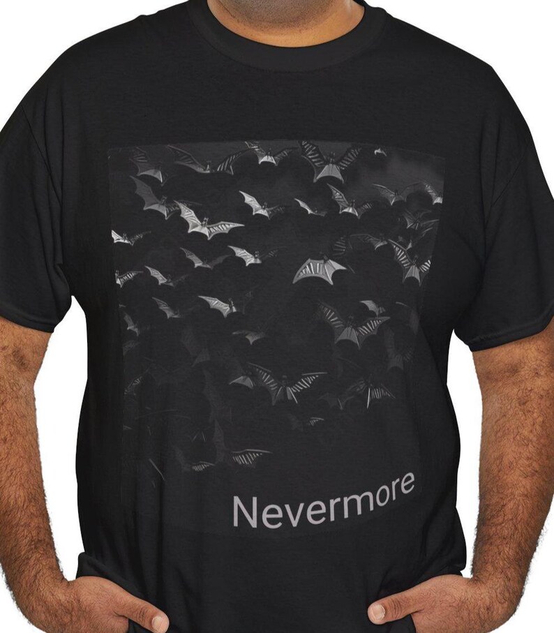 Christmas Gift Idea Tee Personalized Nevermore Goth T-shirt, Creepy ...