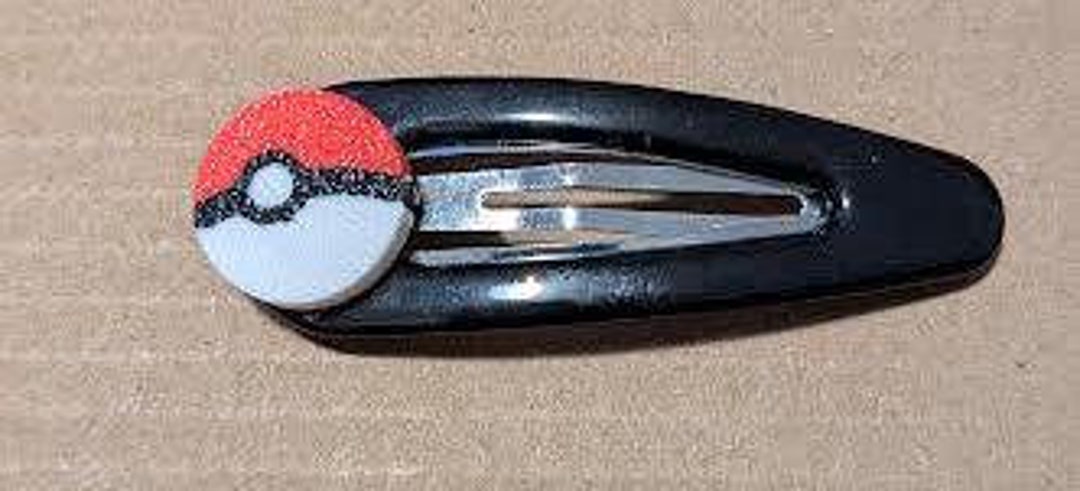 Introductory SALE Pokémon Poke Ball Hair Snap Clip - Etsy