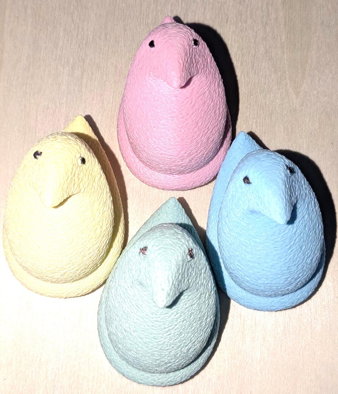 3D Printed Peep Chicks, Choice of Pastels - Quick Delivery, Anxiety ...