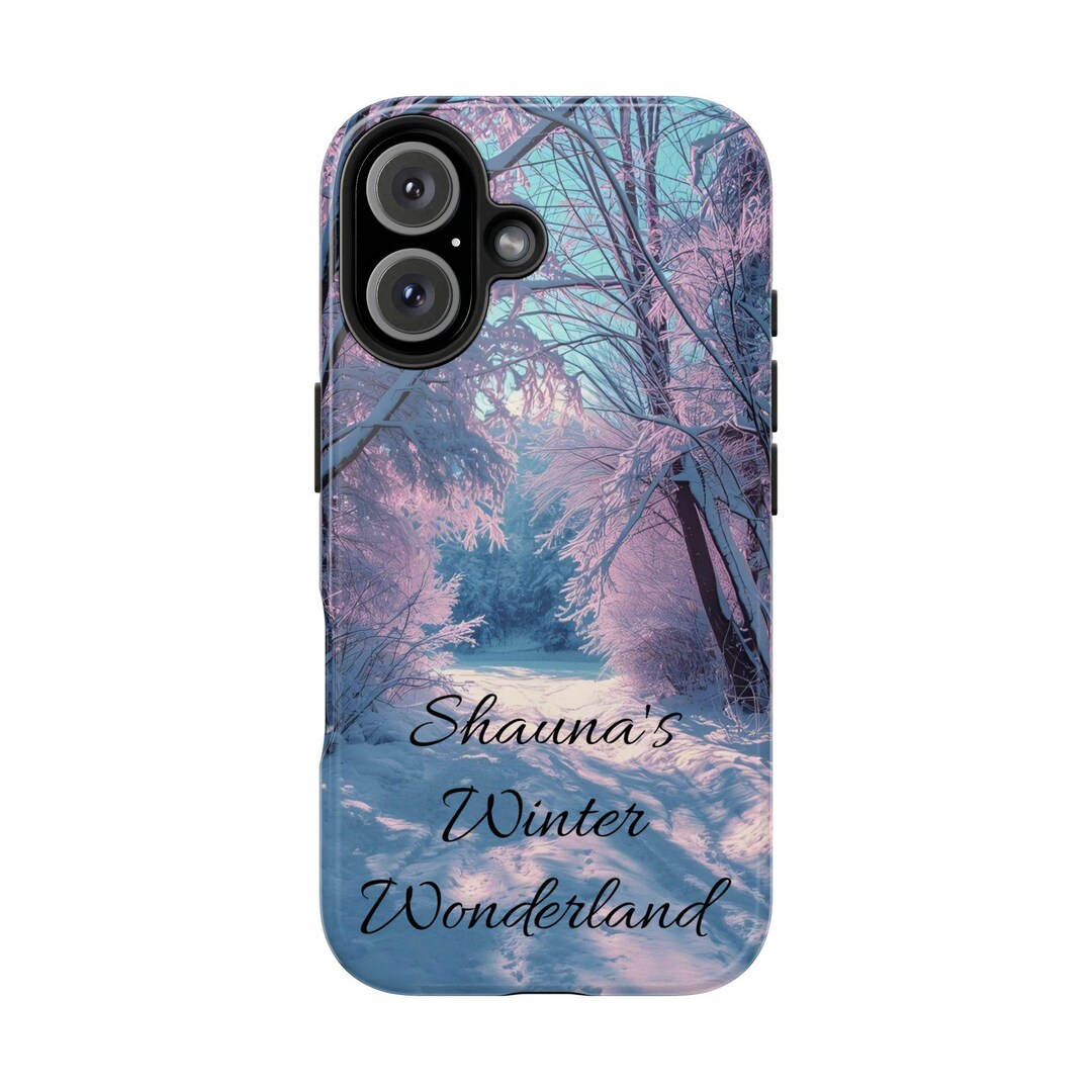 Personalized Winter Wonderland Phone Case: Snowy Forest iPhone ...