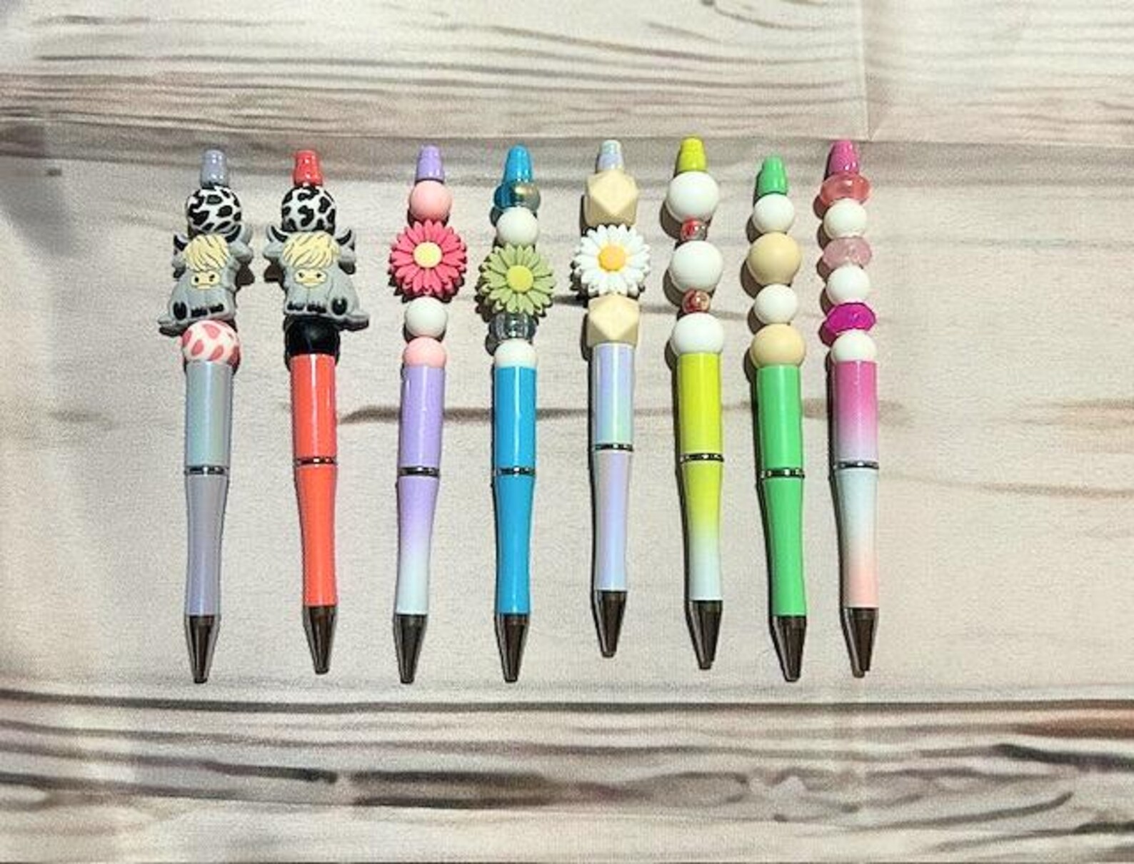 Beaded Key Chains and Pens - Etsy