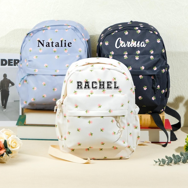 Embroidered Backpack - Etsy