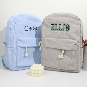 Personalized Embroidered Backpack, Kids Backpack Personalized, Custom ...