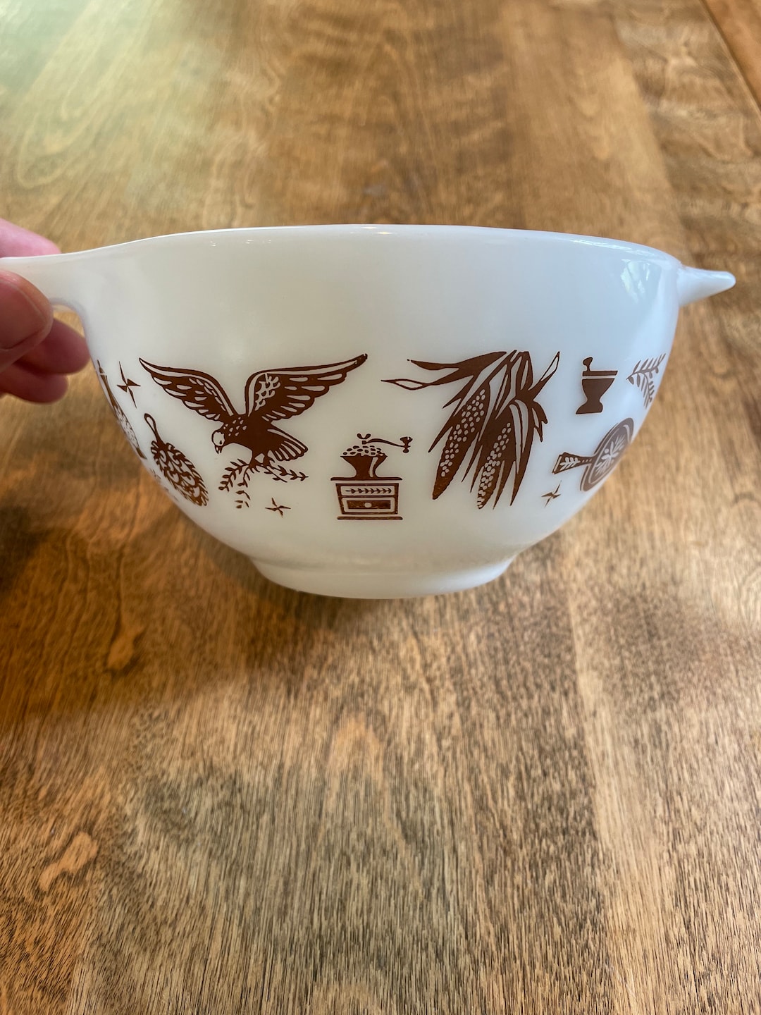 Vintage PYREX Americana Mixing Bowl - Etsy