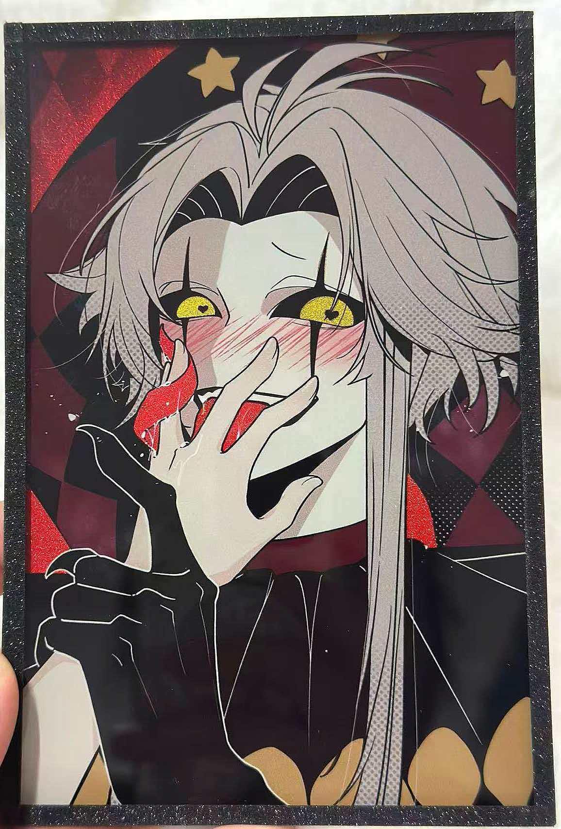 The Ring Pierrot Acrylic Paper Board the Freak Circus Fanart - Etsy