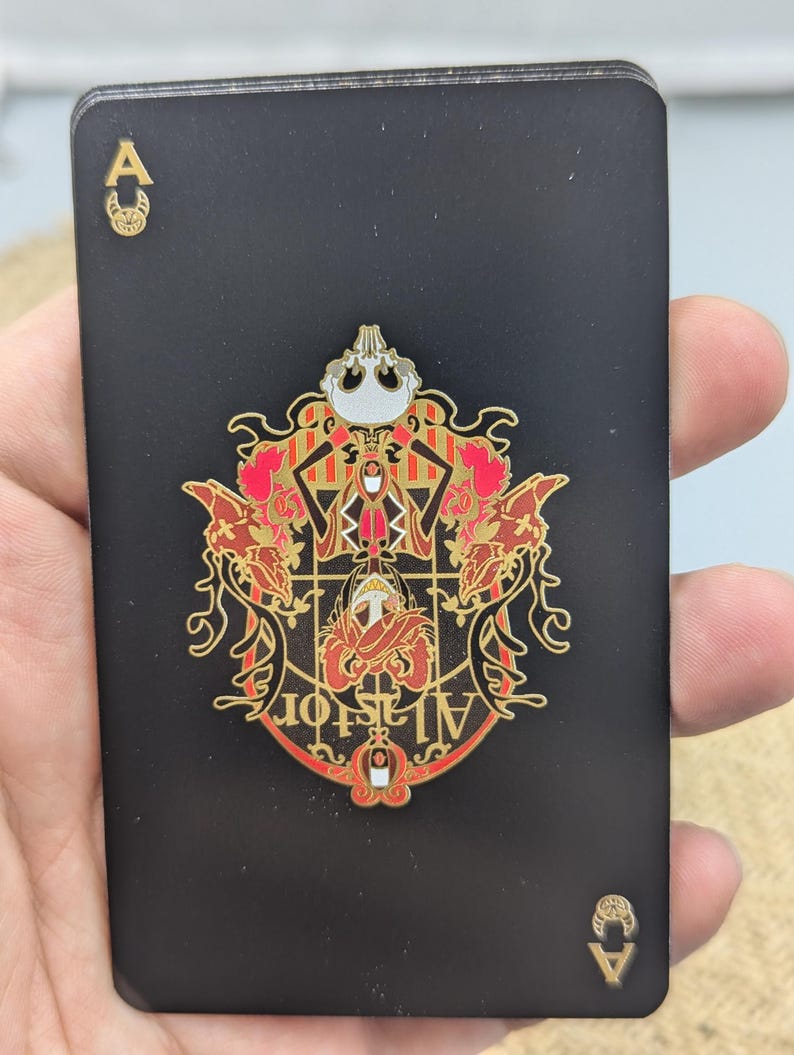 Alastor Playing Cards Hazbin Poker Cards - Etsy
