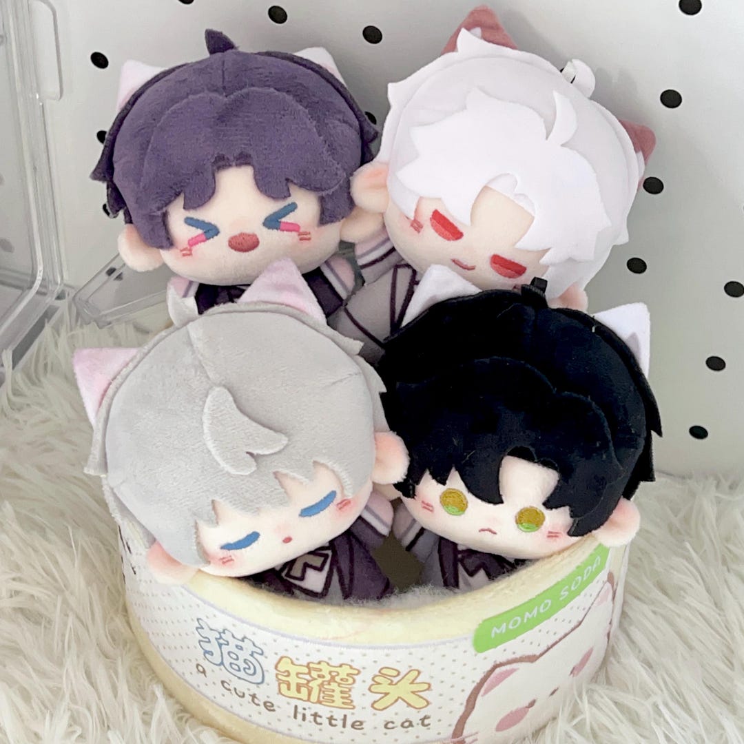 Love and Deepspace Chibi Nui Plush Toy Zayne Rafayel Sylus Aster Fanart ...