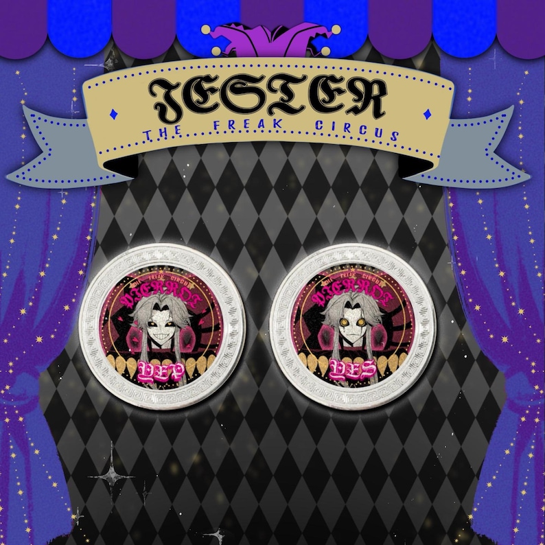 PRE-ORDER the Freak Circus Decision Coin Flip Coin Fanart - Etsy Canada