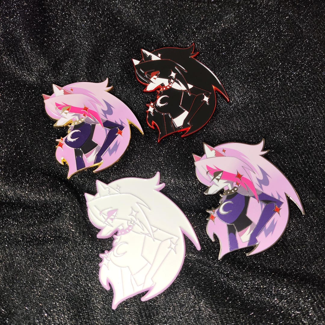 Loona Enamel Pin & Acyrlic Keychain Helluva Boss Fanart - Etsy