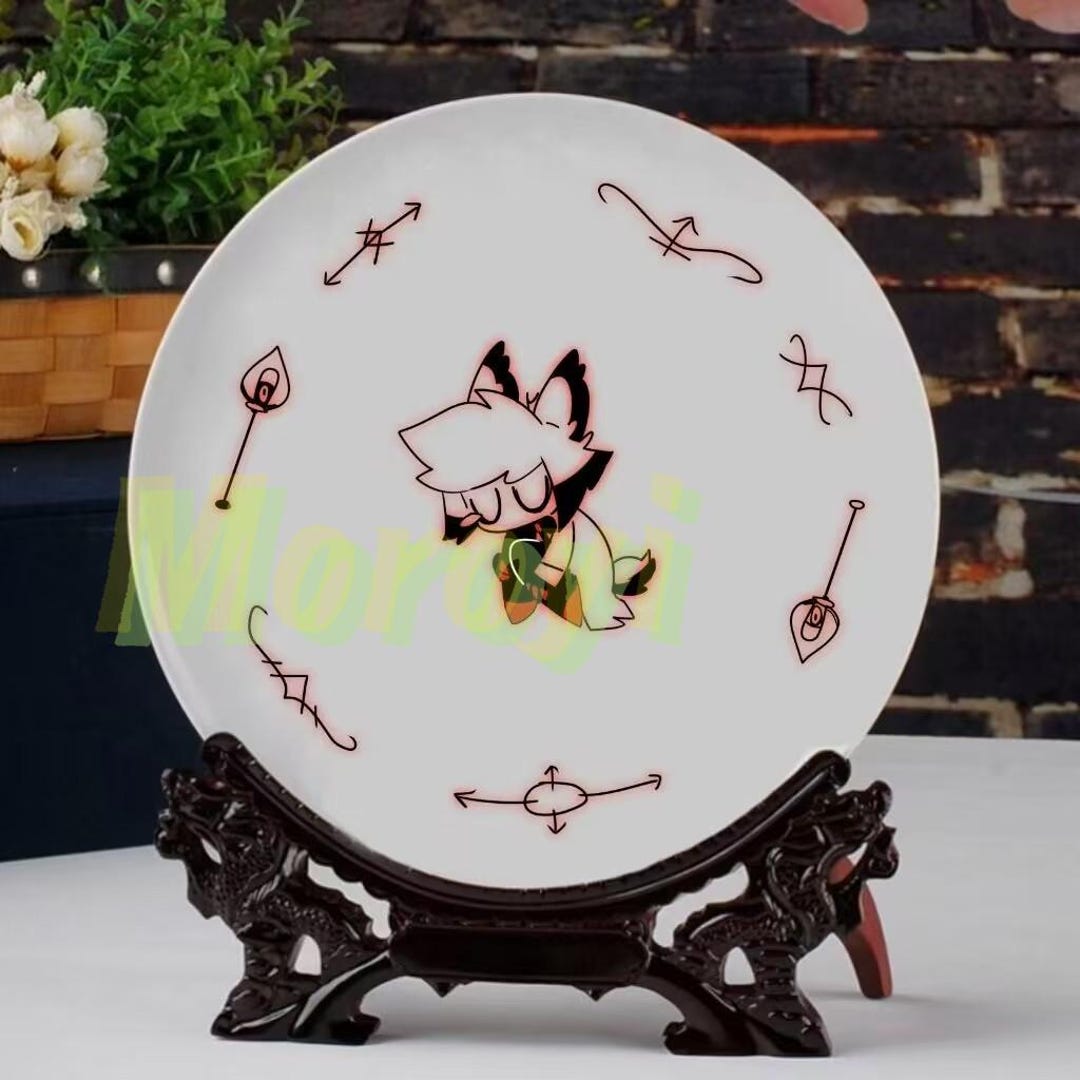 Hazbin Decorative Plates 8 Inches Demons Plate - Etsy