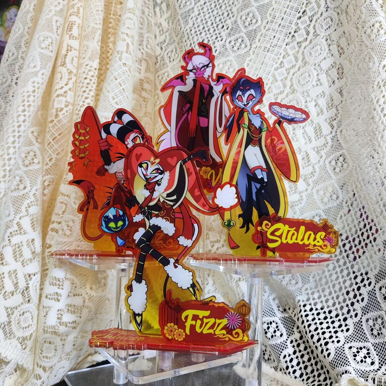 PRE-ORDER Happy Chinese New Year Standee Helluva Boss Fanart - Etsy