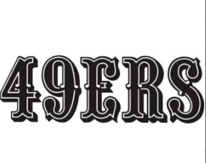 49ers Saloon Font - Etsy