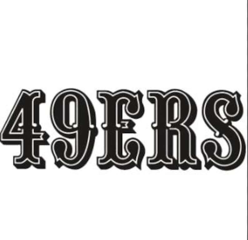 49ers Saloon Font - Etsy