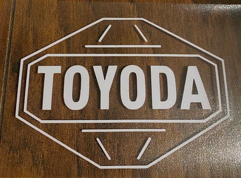 TOYODA Old School Logo Sticker, Decal - Etsy
